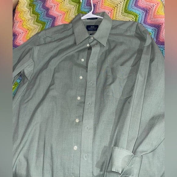Stafford | Shirts | Stanford Button Upsage Greenxl | Poshmark